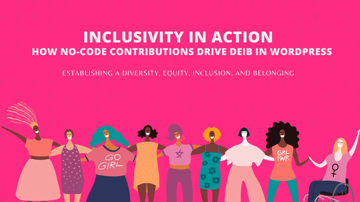 No-Code Contributions: Driving DEIB in WordPress - CoachBirgit